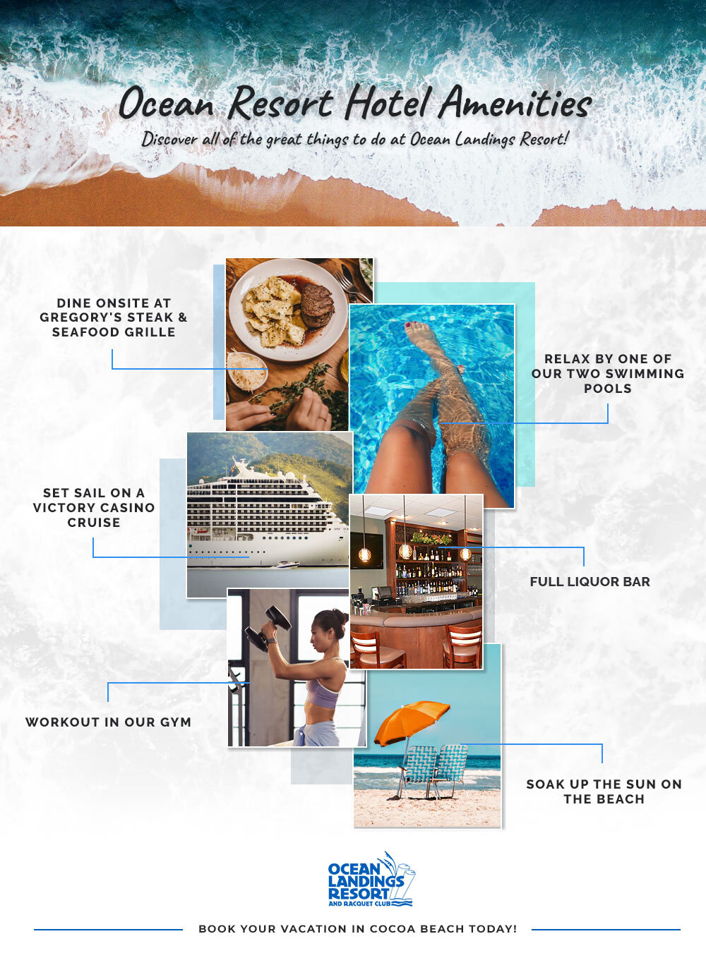 Amenities - Ocean Landing Resort and Racquet Club